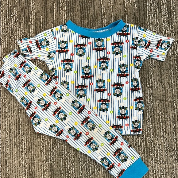 Thomas & Friends | Pajamas | Thomas Friends Blue And White Pajama Set ...